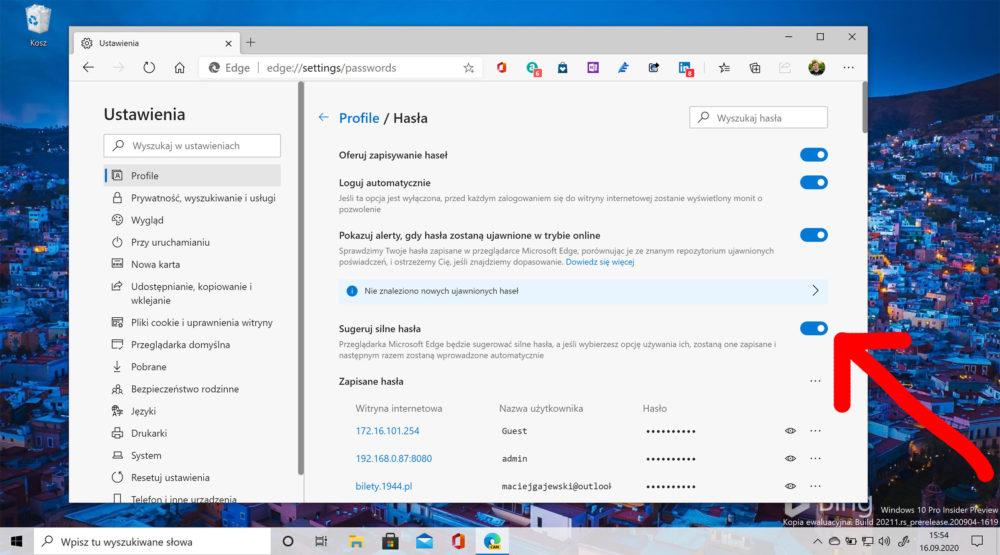 Microsoft Edge otrzyma automatyczny generator bezpiecznych haseł Microsoft Edge otrzyma automatyczny generator bezpiecznych haseł