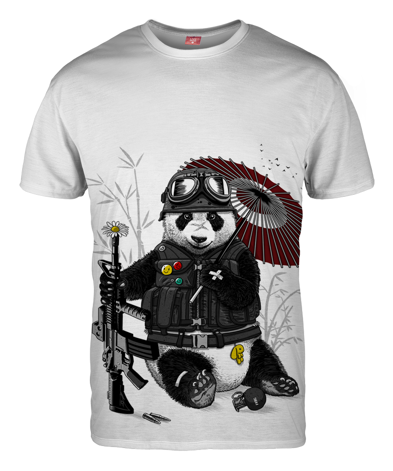 Koszulka MILITARY PANDA - Oficjalny sklep BonkersCo