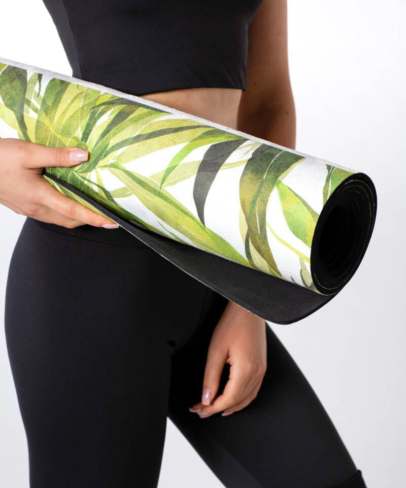 Green Palm Tree Yoga Mat - Carpatree